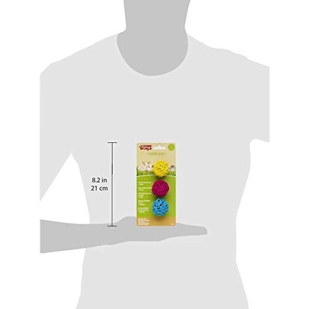 Living World Nibblers, Willow Chews, Balls