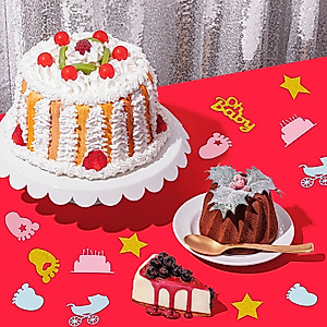 300 Pieces Gender Reveal Confetti Baby Shower Confetti - On Baby Confetti Footprints Party Decorations Party Paper Confetti - Party Table Confetti for Baby Shower Gender Reveal Wedding Decor