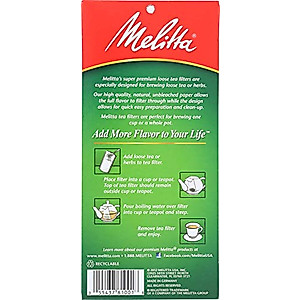 MELITTA INC Tea Filter, 40 CT