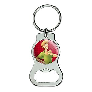 GRAPHICS & MORE Scooby-Doo Shaggy Character Keychain with Bottle Cap Opener