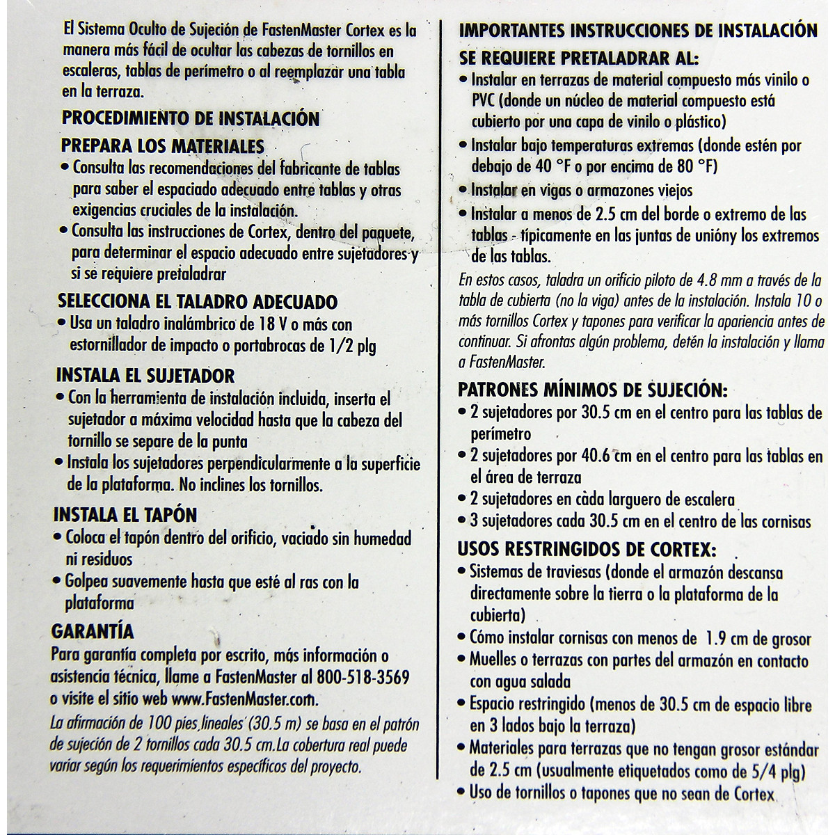 FastenMaster Cortex Hidden Fasteners -Trex Transcend - Gravel Path - 100 Lin.ft