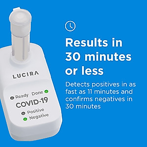Lucira CHECK-IT COVID-19 Test Kit, 1 Pack, 1 Test Total, The Only FDA Authorized Molecular Test, Results at Home in 30 Minutes or less, 98% Accurate