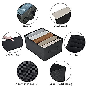 GRANNY SAYS Bundle of 2-Pack Walk-in Wardrobe Hanging Shelves& 2-Pack Jeans Organizer for Closet