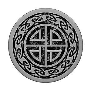 Vintage Protection Shield Knot Celtic Norse Vikings Health PopSockets Swappable PopGrip