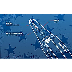 Southwire - 64807940 Tools & Equipment S1020SOL-US 10-20 AWG SOL & 12-22 AWG STR Compact Handles Wire Stripper/Cutter 10-20 SOL & 12-22 STR Stripper/Cutter