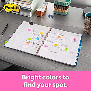 Post-it® 1/2"W Flags in On-the-Go Dispenser