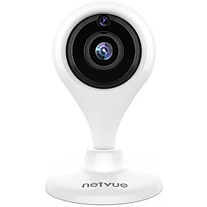 NETVUE Indoor Camera - Baby Monitor with Camera and Audio, 2-Way Real-time1080p Night Vision, Advanced AI Motion Detection, Home Security Camera for Baby Nanny Elderly and Pet Monitor, Work with Alexa