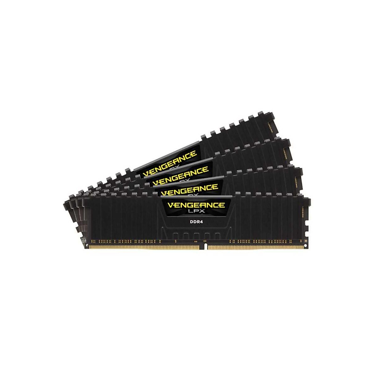 CORSAIR Vengeance LPX 32GB (4x8GB) DDR4 3600 (PC4-28800) C16 1.35V Desktop Memory - Black