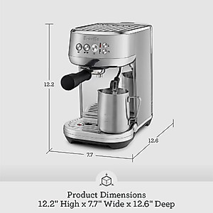 Breville the Bambino Plus Espresso Machine with Auto Milk Frother, Espresso Maker with Seconds Heat Up, Cappuccino & Latte Machine for Home, BES500DBL, Damson Blue