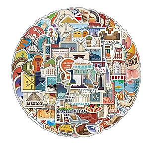 Our Adventure Scrapbook Kit – Includes 40 pgs of Brown cardstock, 12pc FineLiner Pen Set & 100 pc Travel Stickers - Gift Ideas (Wedding, Birthday, Traveler) – Hard Cover – Thick Paper. Versatile