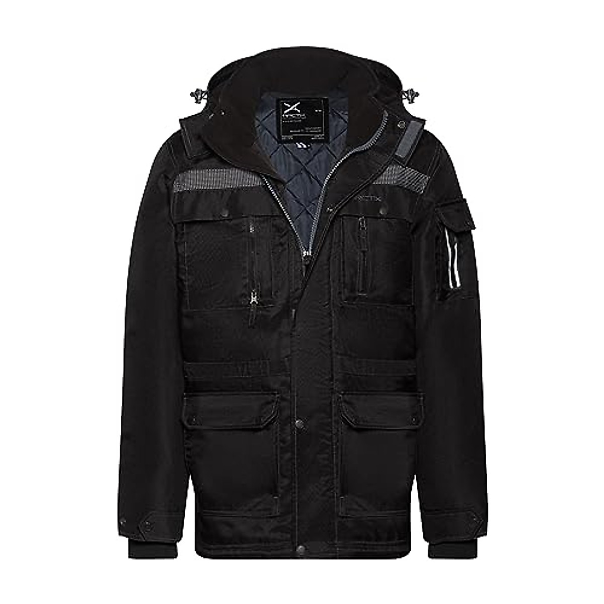 Arctix Men's Performance Tundra Jacket With Added Visibility, Black, 4X-Large