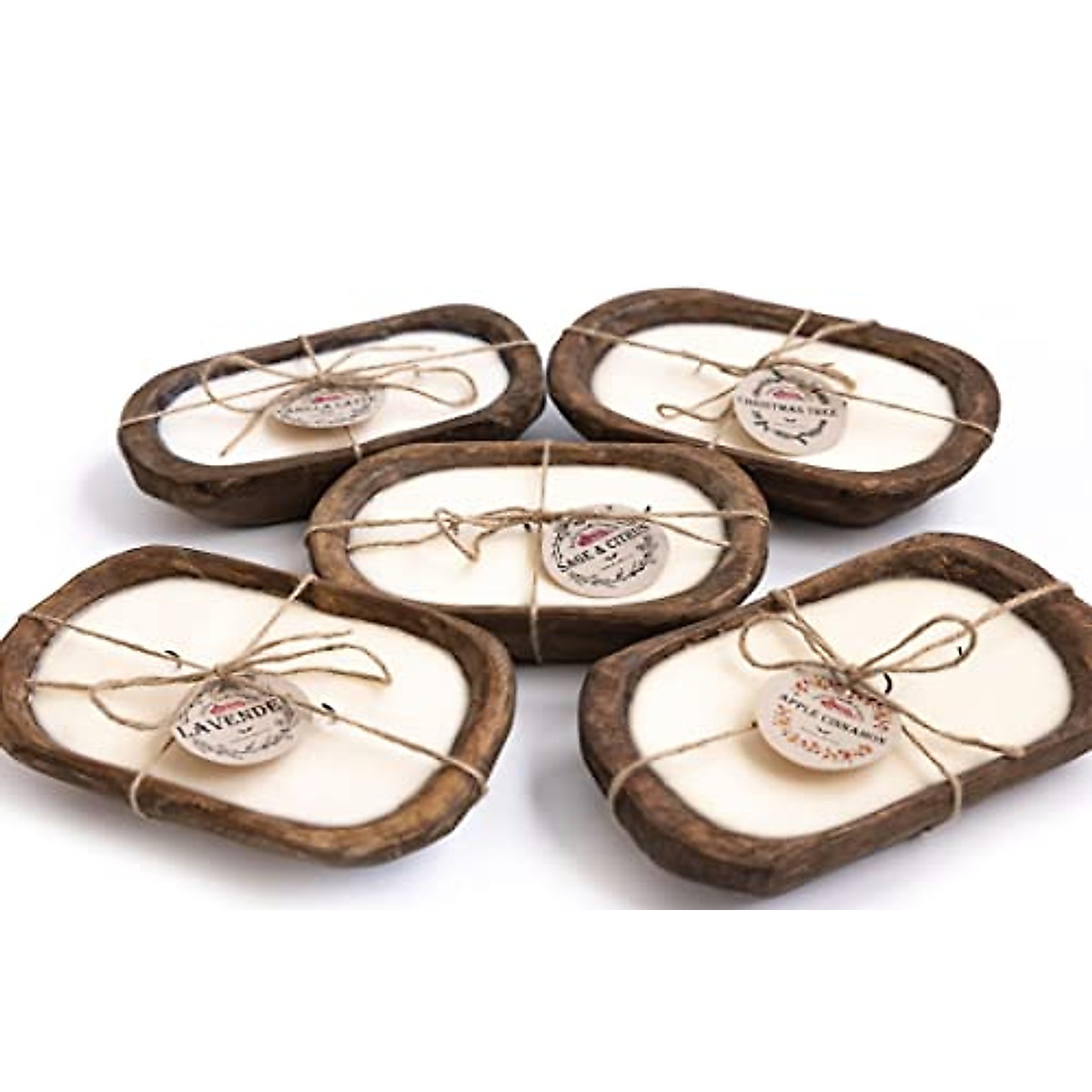 Red Barn Candle Company | Dough Bowl Candles | All-Natural Soy Wax & Scented Candle | Essential Oil Infused | Odor Eliminating + Relaxing | Farmhouse Décor (Vanilla Latte, 3-Wick)