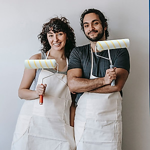 24 Pack Paint Roller Covers 9 x 3/8 Inch Microfiber Covers for Paint Roller for Painting Walls Ceilings, Home Painting Supplies