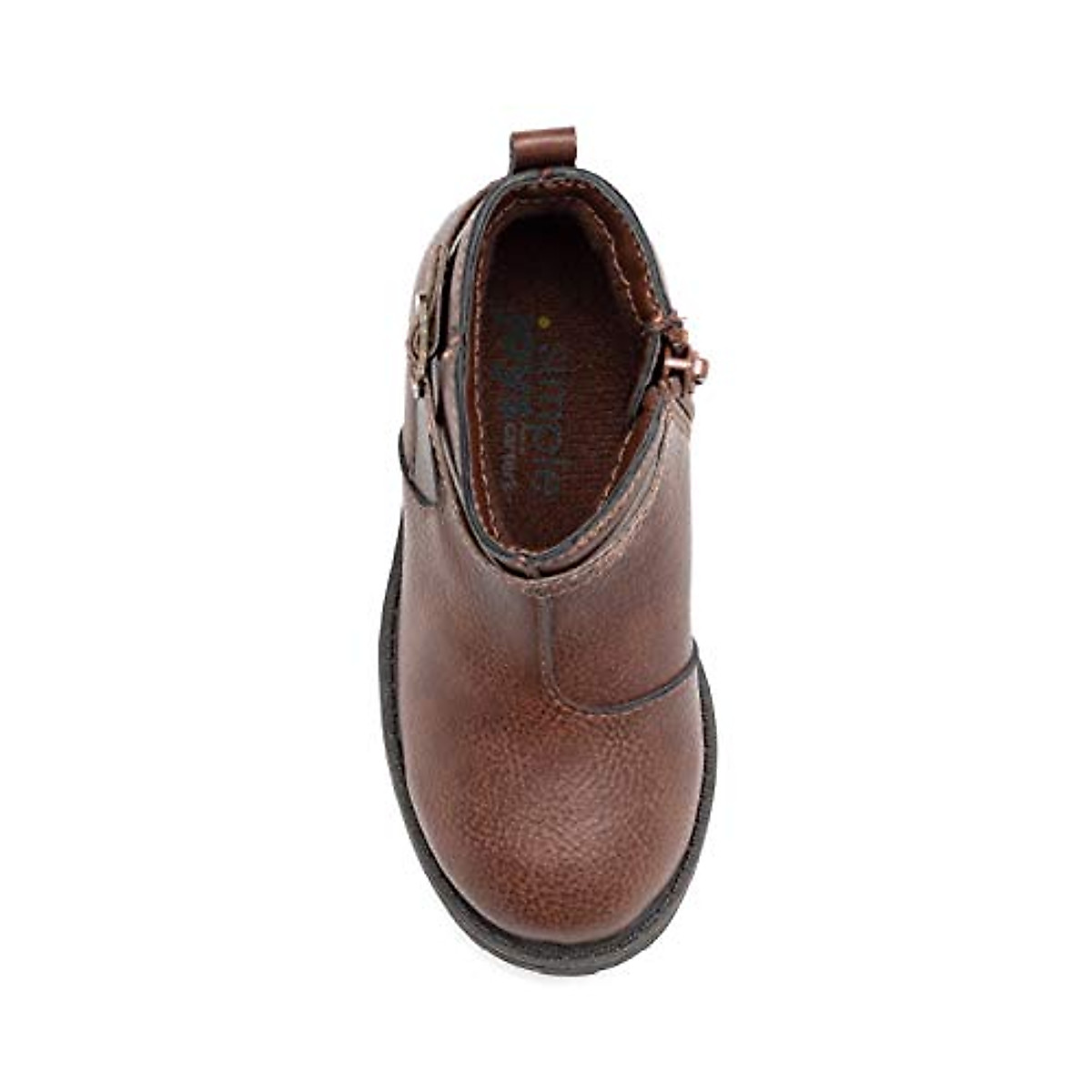 Simple Joys by Carter's Girls Darcy Fashion Boot, Brown, 12 Little Kid