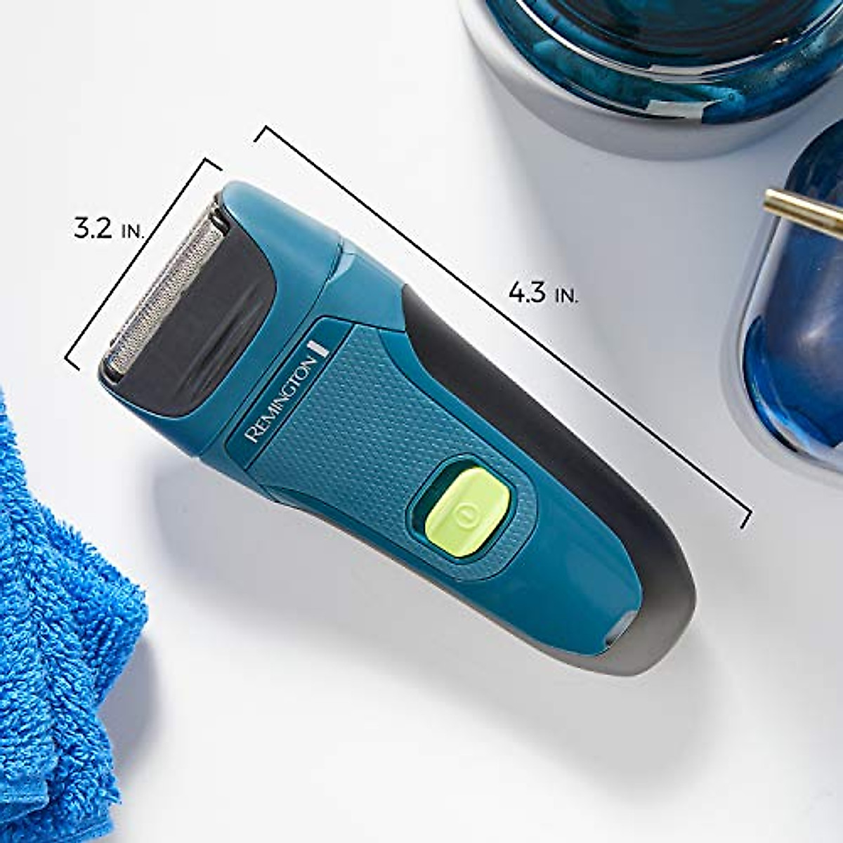 Remington PF7320 Remington Ultrastyle Rechargeable Foil Shaver, Green