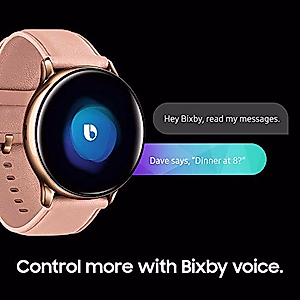 SAMSUNG Galaxy Watch Active 2 (40mm, GPS, Bluetooth, Unlocked LTE) Smart Watch with Advanced Health monitoring, Fitness Tracking , and Long lasting Battery, Silver - (US Version)