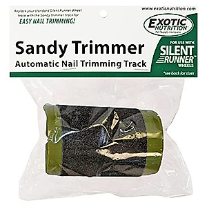 Sandy Track - for Green Silent Runner 12" Wide - Textured Nail Trimming Track for Pet Exercise Wheel (Green 12" Wide)