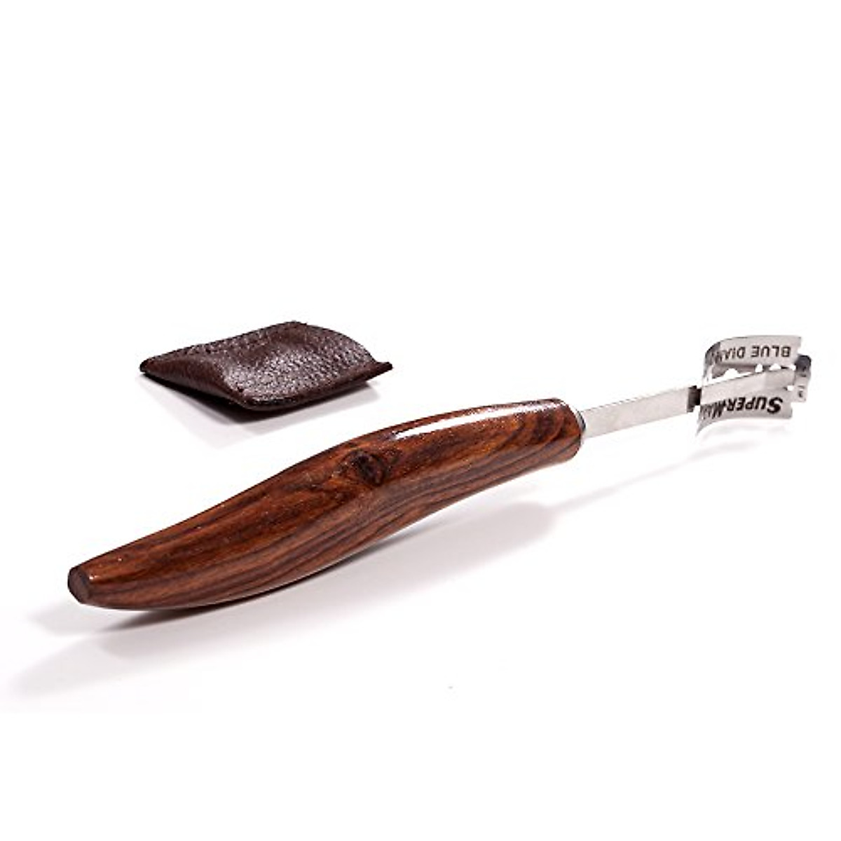 SAINT GERMAIN Premium Hand Crafted Bread Lame for Dough Scoring Knife, Lame Bread Tool for Sourdough Bread Slashing with Blades Included with Replacement with Authentic Leather (Style 2)