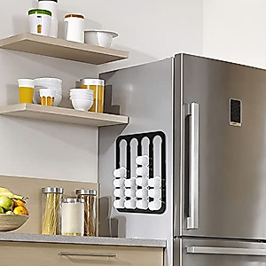 Aredpoook K Cup Coffee Pod Holder, Space Saving K Cup Holder, Acrylic Coffee Pod Storage for Keurig Kcups, Adhesive Coffee Pod Organizer, Compatible with 24 Kcup Pods Capsule Black