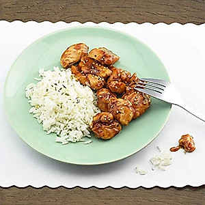 Paper Placemats for Dining Table – Disposable Scalloped Edges Blank Table Mats Great for Parties and Christmas Table Decorations 10"x14" 47 Pack (White)