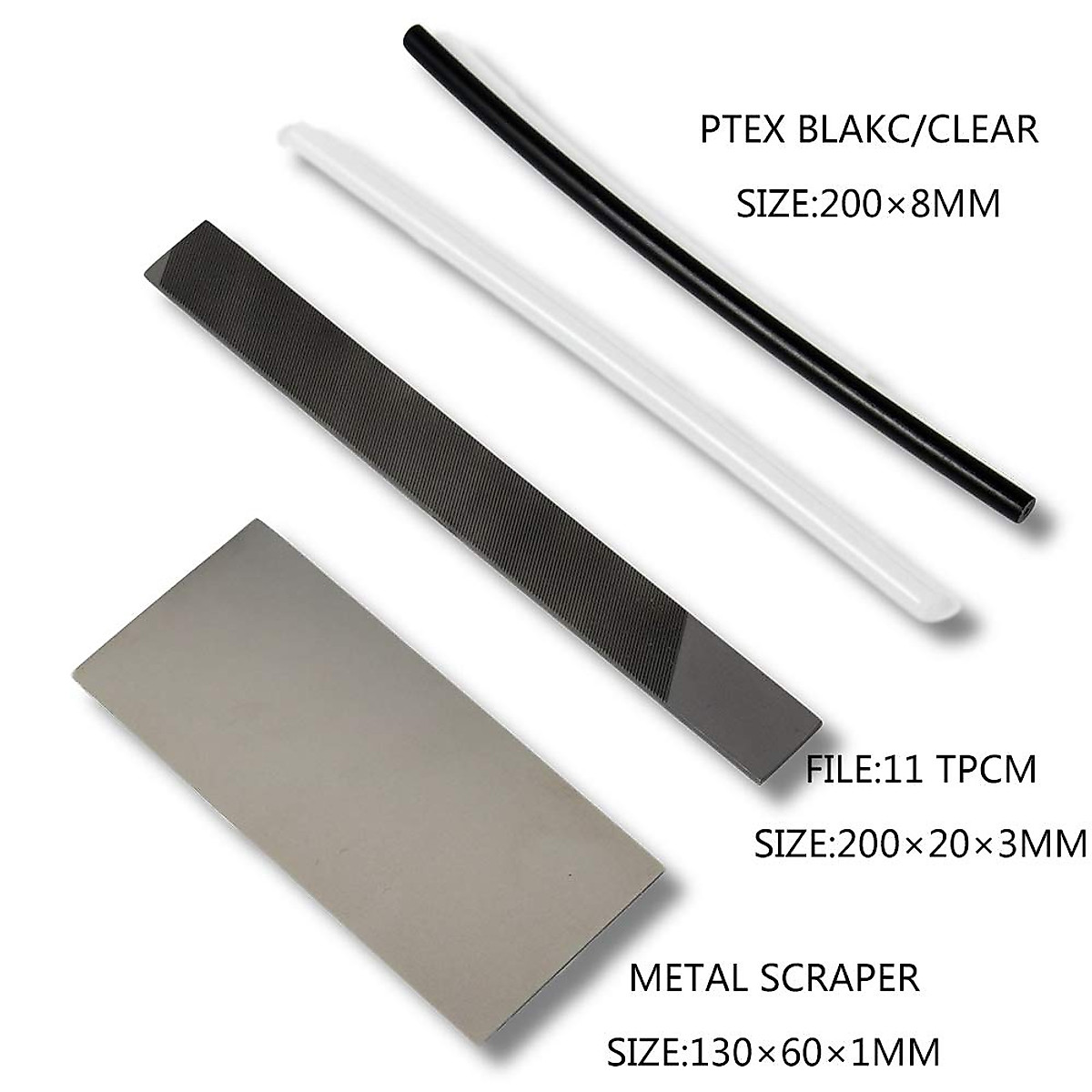 XCMAN Ski and Snowboard Waxing and Tuning Kit with Wax Brush Box for Traveling and Storage (Rigid Box with Tuning Tools) Red+Blue Box