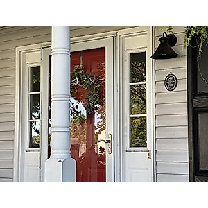 Signs Authority No Soliciting Signs for Home | 6"x 4.75" Dibond Aluminum | Sturdy and Durable Metal | Easy Installation | Laser Cut Oval Sign for Front Door of House | Private Property Signage (Black)