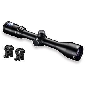 Bushnell Banner Dusk & Dawn 3-9x40 Matte Black Multi-X Reticle Riflescope with Scope Rings (3.46" Eye Relief)