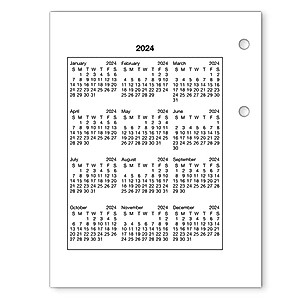 AT-A-GLANCE 2023 Daily Desk Calendar Refill, 3" x 3-3/4", Compact, Refill A, Loose Leaf (E91950)