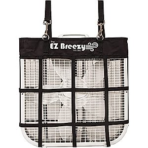 Southwestern Equine EZ Breezy Box Fan Holder, Horse Stall Classic Fan Bag, Stable Supplies, Horse Fan (Black)