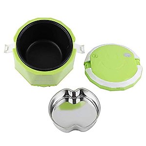 1.6L 24V Small Portable Multifunctional Electric Rice Cooker Food Steamer for Truck Car Outdoor(1#)
