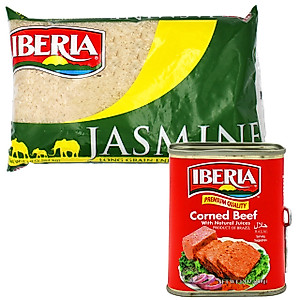 Iberia Corned Beef, 12 oz + Iberia Jasmine Rice, 5 lbs.