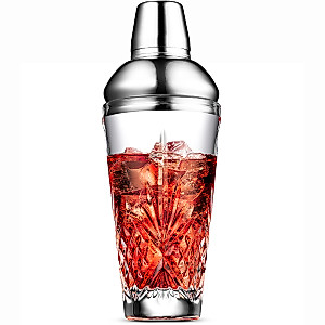 Godinger Dublin Cocktail Shaker, Martini Shaker, 17oz