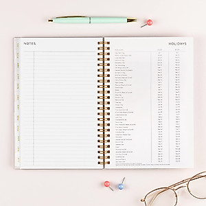 Ashley G for Blue Sky 2023-2024 Academic Year Weekly and Monthly Planner, 5" x 8", Flexible Cover, Wirebound, Multi Color Smoke (133682-A24)