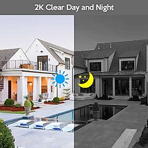 Kittyhok 2K All-in-one Wireless Security Camera System with 12'' Monitor, 8pcs WiFi Security Cameras for Home Security, 1TB HDD, 2-Way Audio, Remote Access, Motion Detection, Waterproof, Night Vision