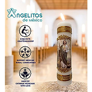 San Judas Tadeo Candle Jude The Apostle Difficult Situations Prayer Cirio Vela de San Juditas