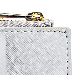 USEWA LILY BAG - Women's PU Leather WOC (Wallet of Clutch) for Cell Phone, Multi Card, Purse (Gray)