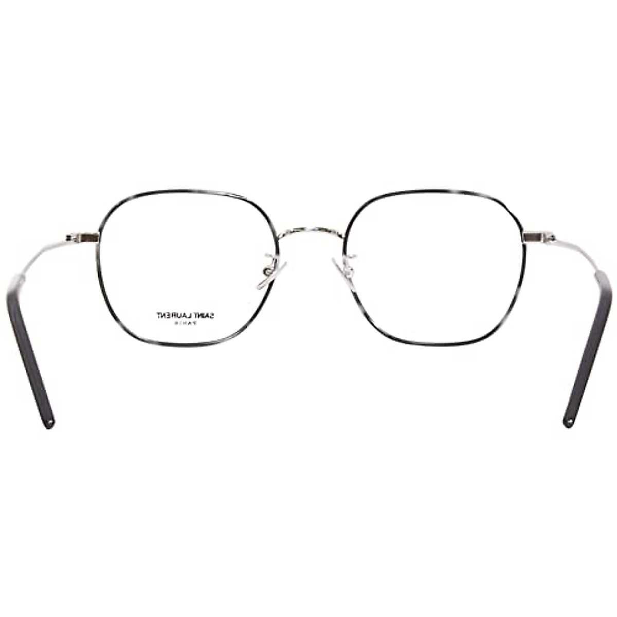 Saint Laurent SL 397/F 002 Silver Metal Square Eyeglasses 52mm