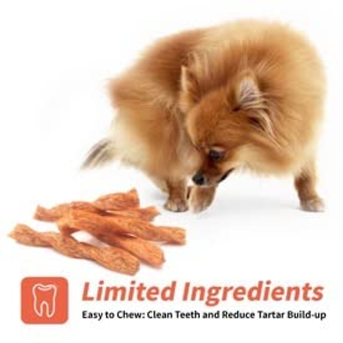 LuvChew Chicken Dog Chew Twist Sticks, Puffed Human Grade Chicken Dog Treat Sticks, Rawhide Alternative, Easy to Digest 20pcs/Pack
