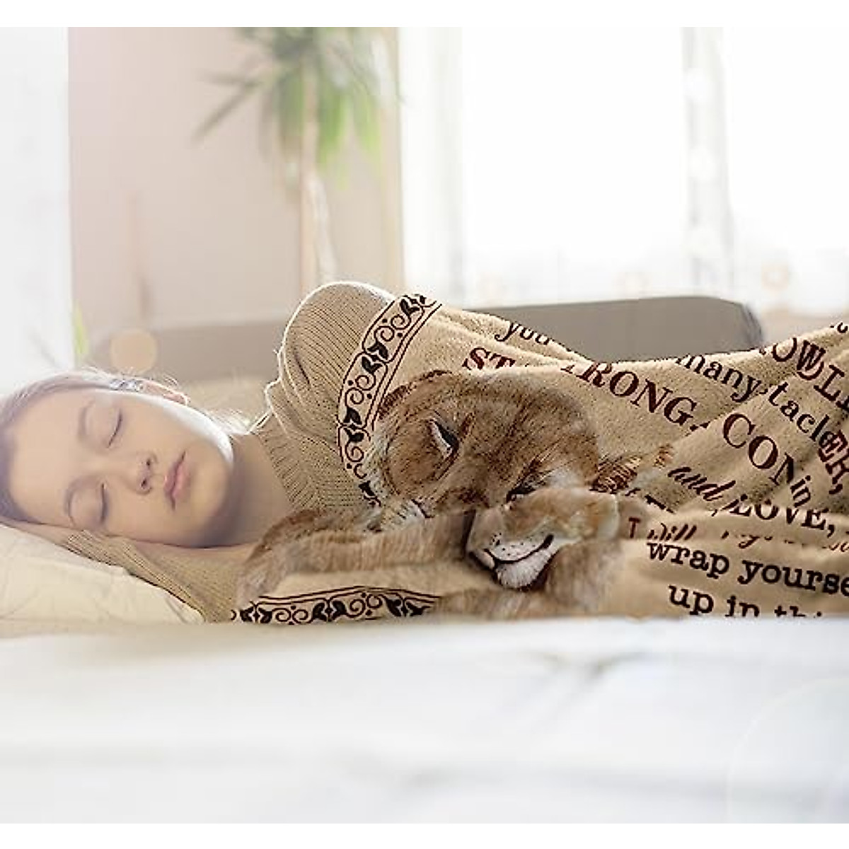 Muxuten Granddaughter Gifts from Grandma, Gifts for Granddaughter Blanket 60"X50", Granddaughter Gifts from Grandpa/Nana, Birthday Gifts for Granddaughter from Grandparents, Best Graduation Gift Ideas