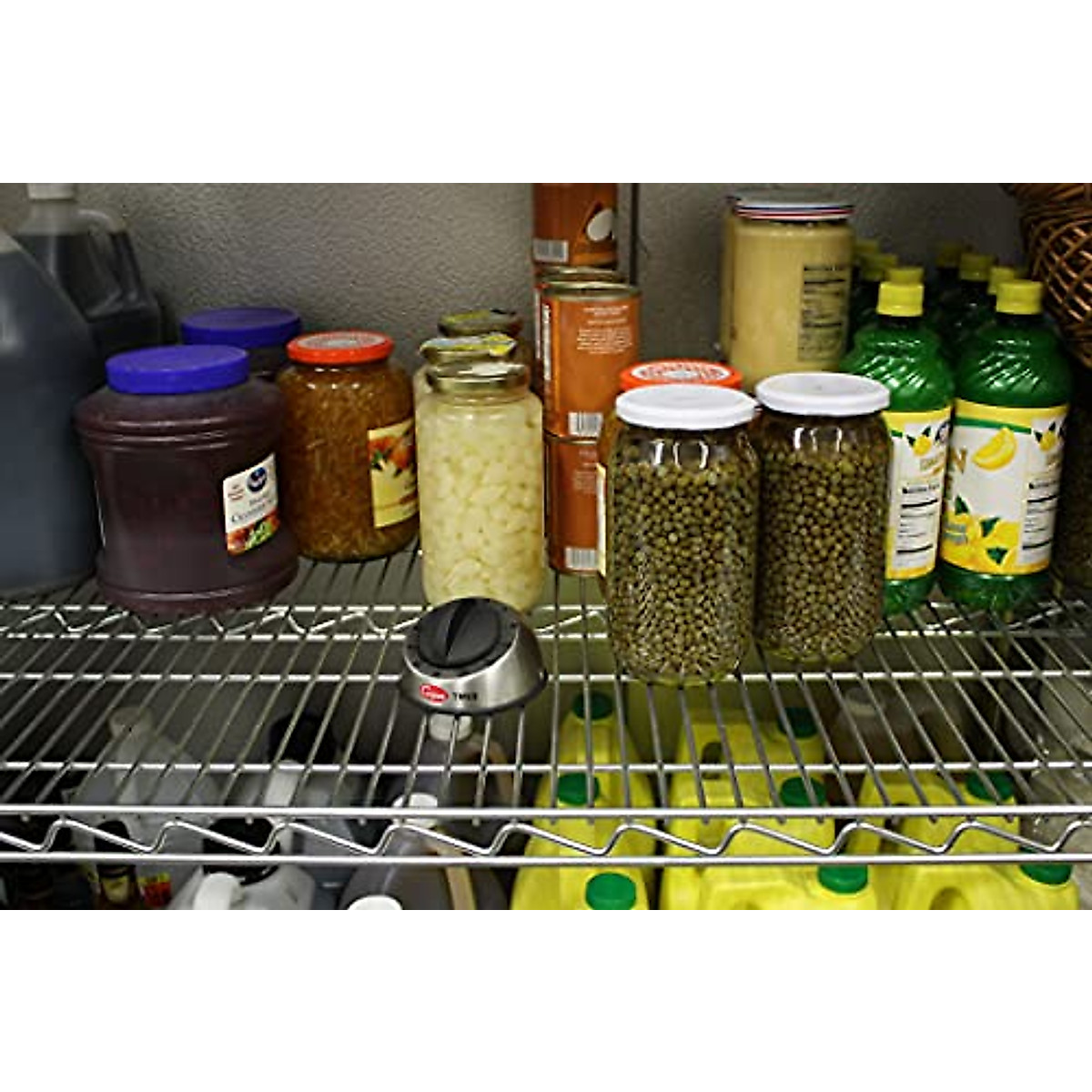 Cooper-Atkins TM60-0-8 Stainless Steel Long Ring 60 Minute Mechanical Timer, 0 to 60 Minutes Unit Range