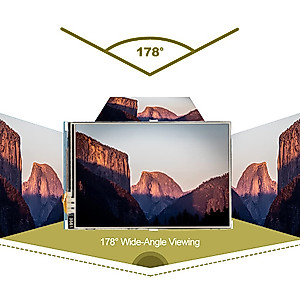 fo sa Monitor Display Raspberry Pi 3.5 Inch 480x320 TFT LCD Touch Screen Display Resistor for Raspberry Pi with Stylus Pen, Size 85.42 x 55.60 mm