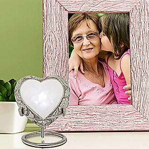 White Heart Keepsake Urn - Mini Cremation Urn with Stand & Box - Small White Urn for Ashes - Token Urn for Human Ashes or Pet - Honor Your Loved One with a White Heart Urn - Perfect Mini Urn Keepsake