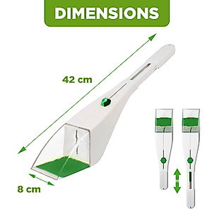 ISOTRONIC Insect Spider Catcher Trap for Bees Butterflies bumblebees Bugs Beetles with Magnifier and Extension Function