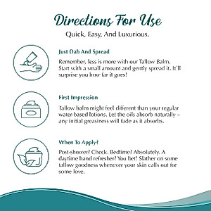 Dr. Dave's Primal Essence Grass Fed Beef Tallow for Skin - Tallow Balm with Shea Butter, Organic Jojoba Oil, Honey, Beeswax - Face and Body Moisturizer - Unscented - 1 oz