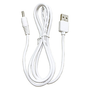 USB Charger Cable for FOREO Luna 4/Luna 4 GO/Luna 3/ Luna Mini 3/ Luna Mini 2/Luna Play Plus Facial Cleanser Replacement Charging Cable Compatible with Luna Series Facial Cleanser (White,1 Pack)