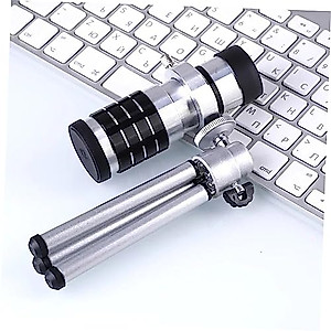 Abaodam Phone Stand Tripod Video Tripod cortinas inteligentes telephoto Lens Telephone Camera Lens kit 9 in 1 Cell Phone Video Lens Zoom Telescope Lens 12X Mobile Phone Lens Clip-on Suite