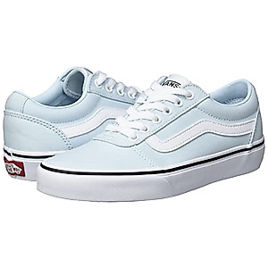 Vans Unisex Ward Canvas Low Platform Sneaker - Delicate Blue/White 8.5