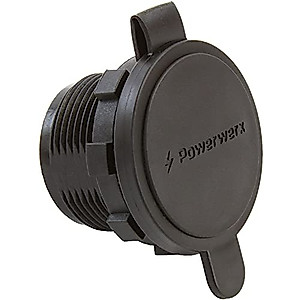 Powerwerx PanelPole2, Panel Mount Housing for Two Anderson Powerpole Connectors with a Weather Tight Cover