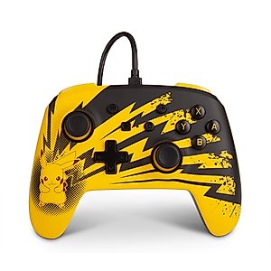 PowerA Pokemon Enhanced Wired Controller for Nintendo Switch - Pikachu Lightning - Nintendo Switch