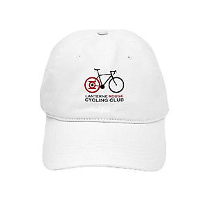 CafePress Lanterne Rouge Cycling Club Cap Unique Adjustable Baseball Hat White